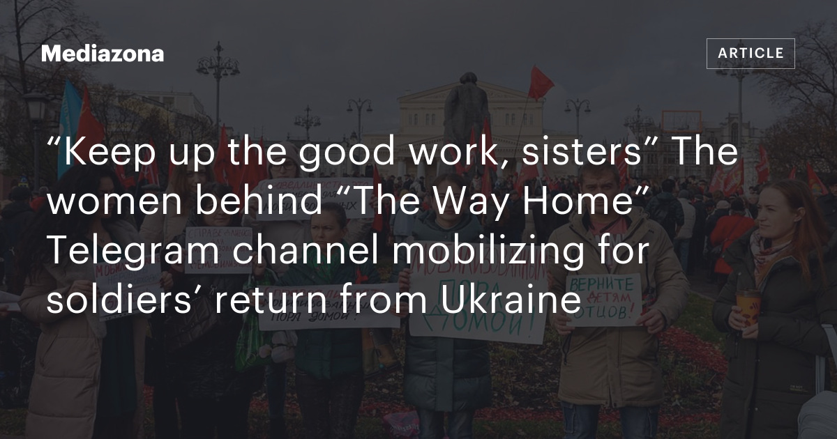 “Keep up the good work, sisters” The women behind “The Way Home ...