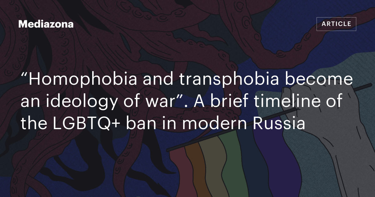 “Homophobia and transphobia become an ideology of war”. A brief ...