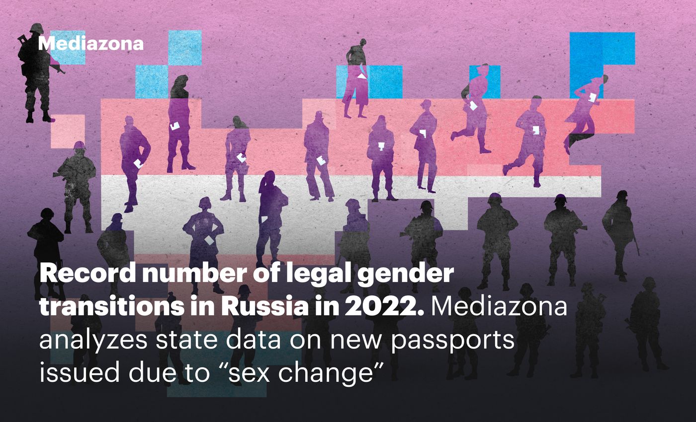 Record number of legal gender transitions in Russia in 2022. Mediazona ...